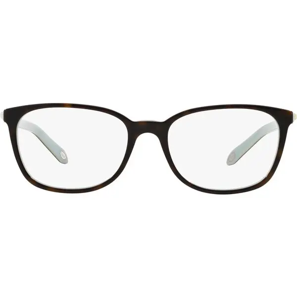 Tiffany & Co. 51mm Rectangular Eyeglasses - Havana Blue