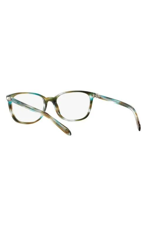 Tiffany & Co. 51mm Rectangular Eyeglasses - Turquoise