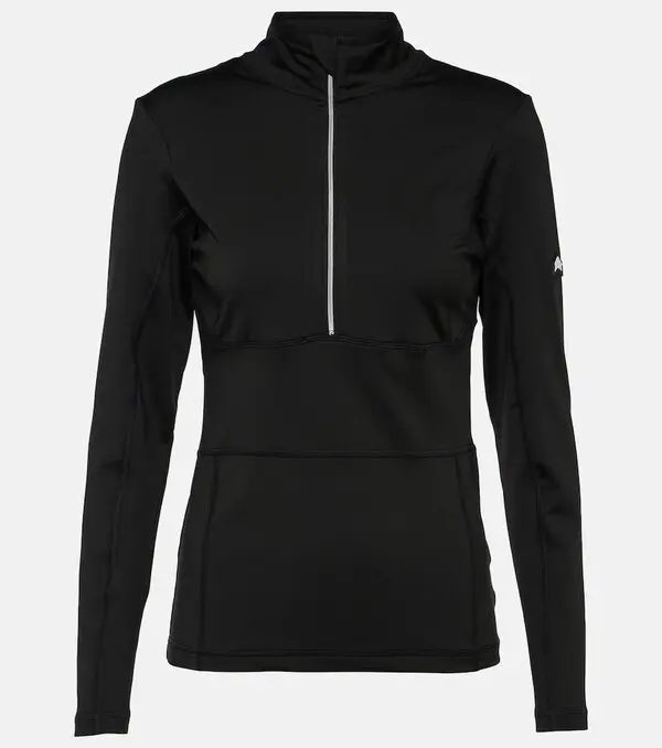 JETSET Ginger Half Zip Slim Top
