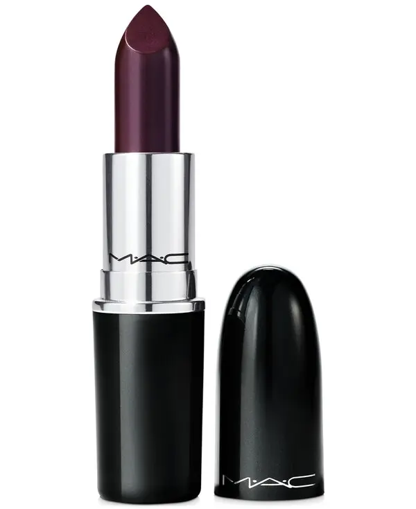 MAC COSMETICS Lustreglass Sheer-shine Lipstick - Succumb To Plum (deep Cool Purple)