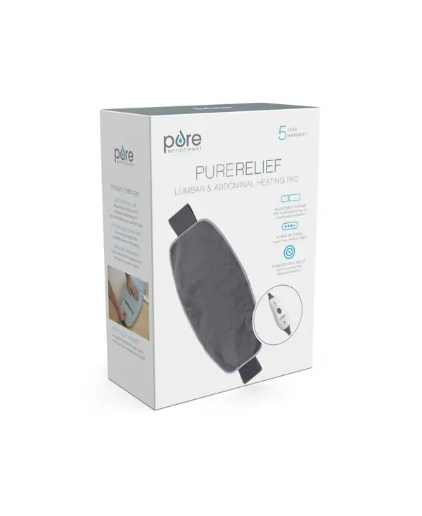 PURE ENRICHMENT Purerelief Lumbar & Abdominal Heating Pad