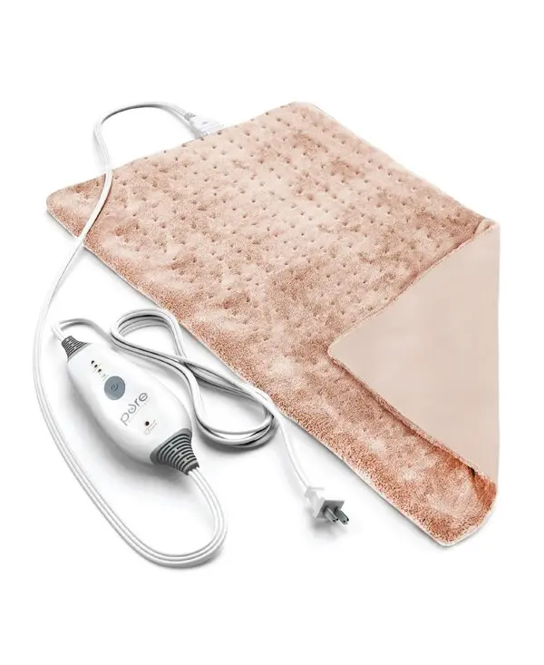 PURE ENRICHMENT Purerelief Deluxe Heating Pad 12" X 24 - Mauve