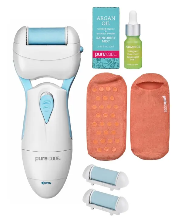 PURECODE 3 Step Pedicare With Rainforest Mist Argan Oil Set - Peach