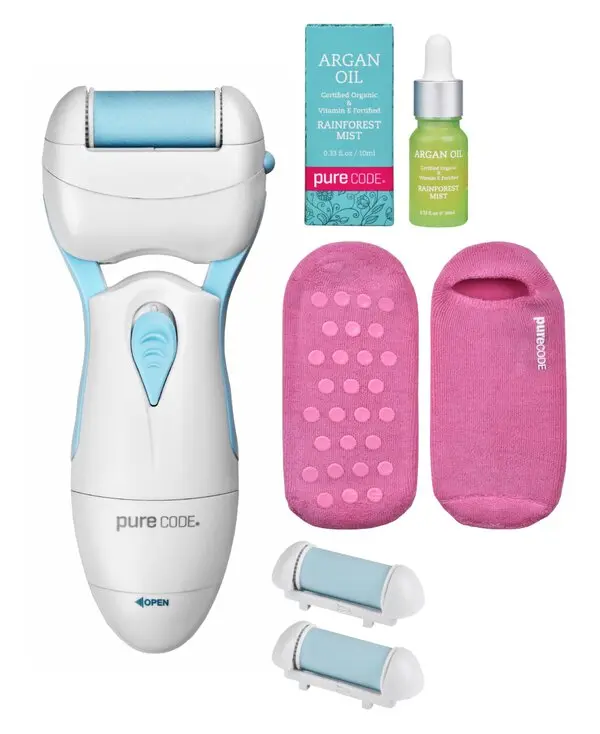 PURECODE 3 Step Pedicare With Rainforest Mist Argan Oil Set - Pink