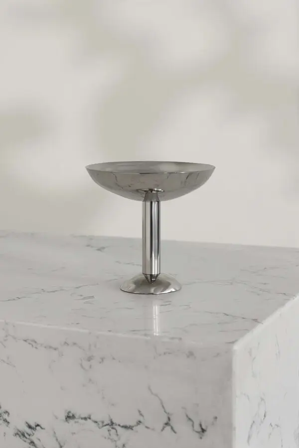 LOUISE ROE Polished Stainless Steel Champagne Coupe