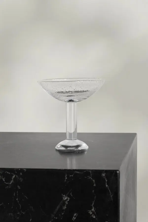LOUISE ROE Bubble Glass Champagne Coupe - Neutrals