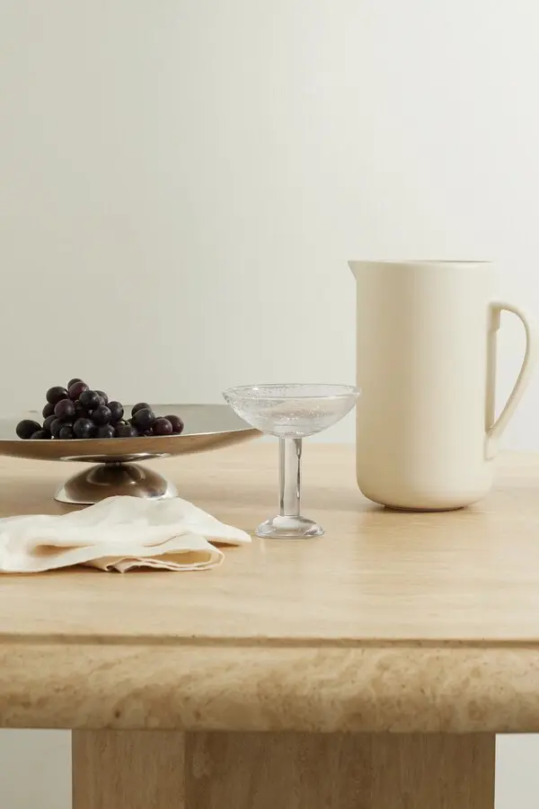 LOUISE ROE Bubble Glass Champagne Coupe - Neutrals