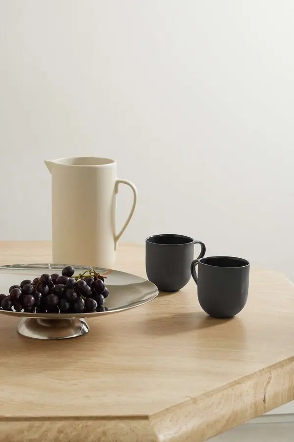 MUD AUSTRALIA Net Sustain Round Set Of Two Porcelain Mugs