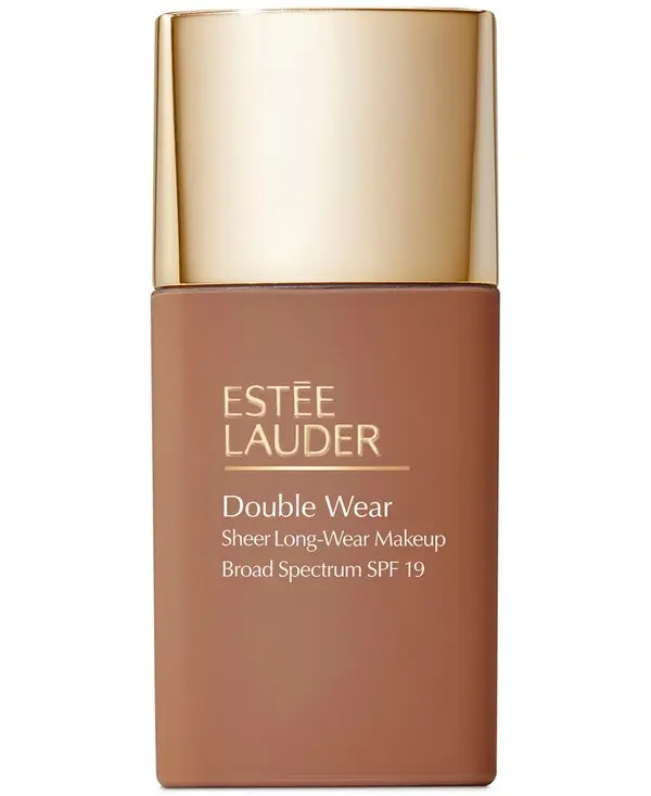 Estée Lauder Double Wear Sheer Long-wear Foundation Spf19 - 6c1 Rich Cocoa - Very Deep With Cool,su