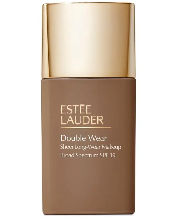 Estée Lauder Double Wear Sheer Long-wear Foundation Spf19 - 6n2 Truffle - Very Deep With Neutral,su