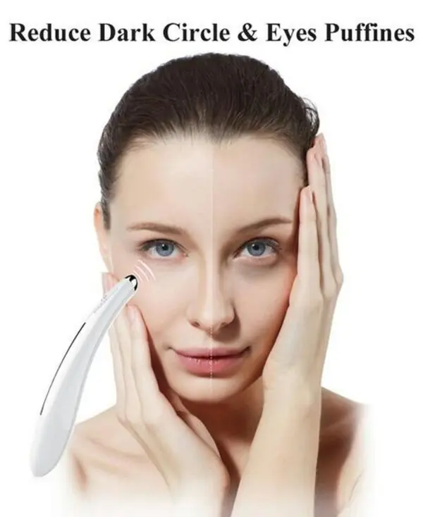 TOUCHBEAUTY Portable Vibration Heated Eye Massager Wand