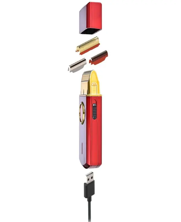 STYLECRAFT Uno Travel Sized Single Usb Rechargeable Foil Shaver With Cap - Red
