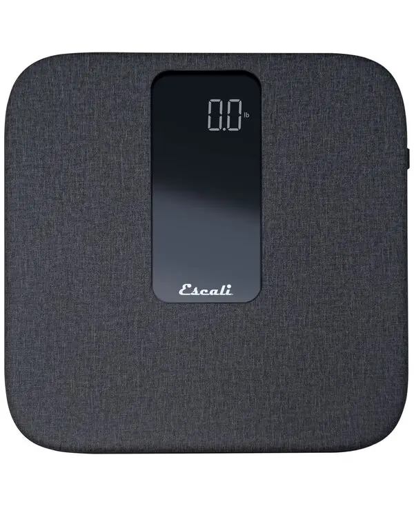 ESCALI Comfort Step Anti-slip Bathroom Scale - Black