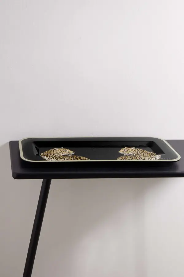 Dolce & Gabbana Small Printed Wood Tray