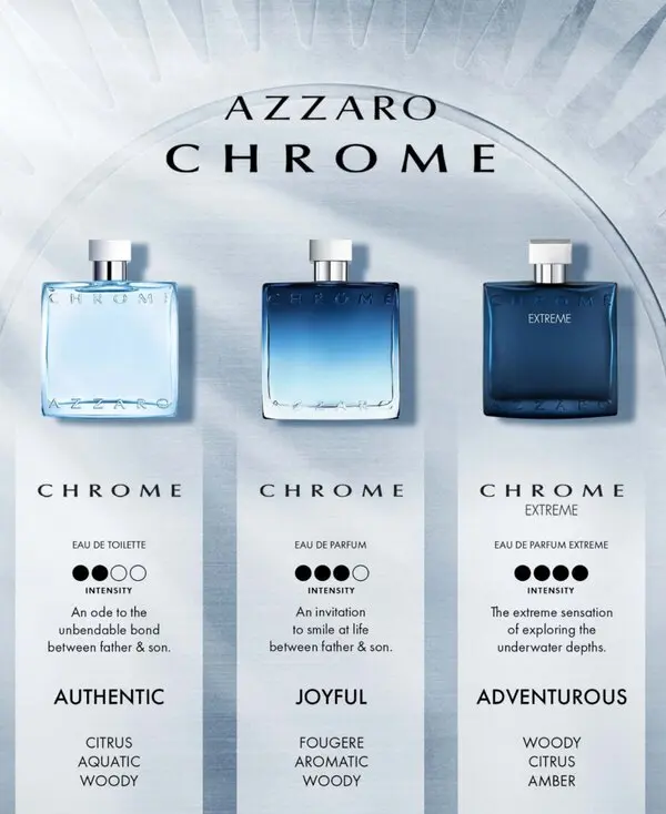 Azzaro Chrome Eau De Toilette Spray