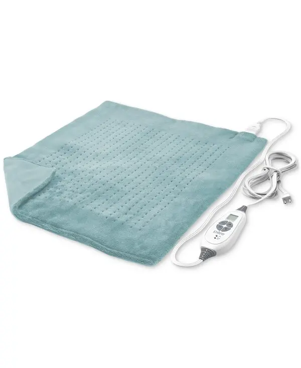 PURE ENRICHMENT Purerelief Xxl Ultra-wide Microplush Heating Pad - Sea Glass