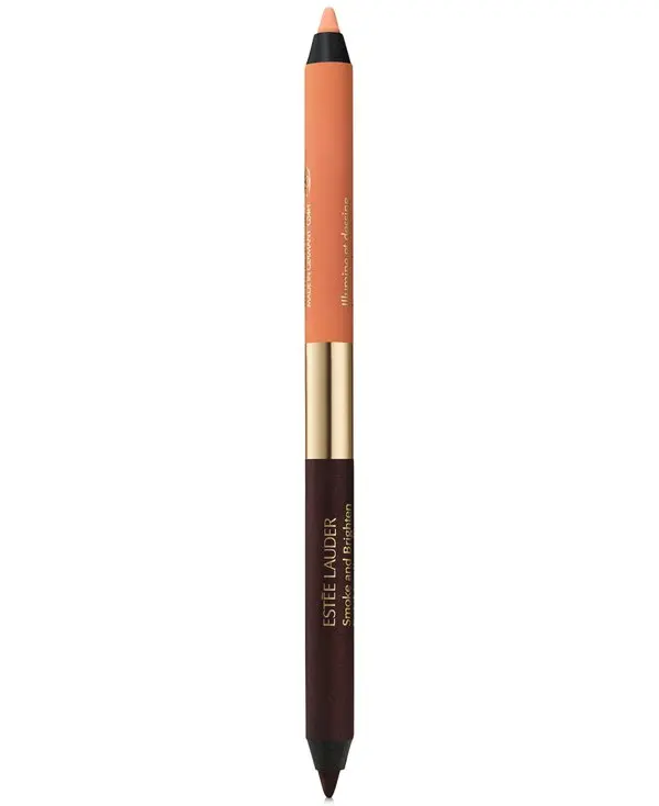Estée Lauder Smoke And Brighten Long-lasting Waterproof Kajal Eyeliner Duo - Bordeaux,ivory