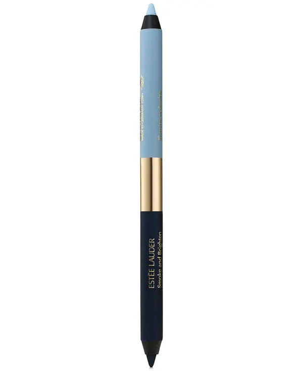 Estée Lauder Smoke And Brighten Long-lasting Waterproof Kajal Eyeliner Duo - Marine,sky Blue
