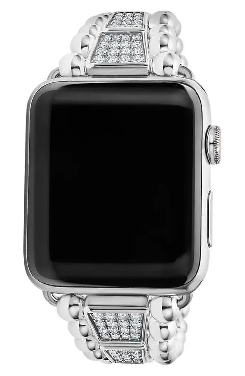 Lagos Smart Caviar Diamond Apple Watch® Band