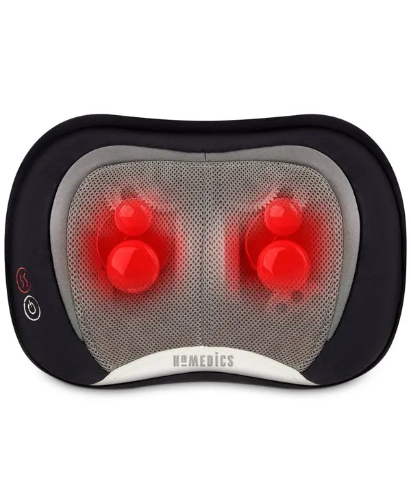 HOMEDICS Elite 3d Shiatsu & Vibration Massage Pillow With Heat - Black