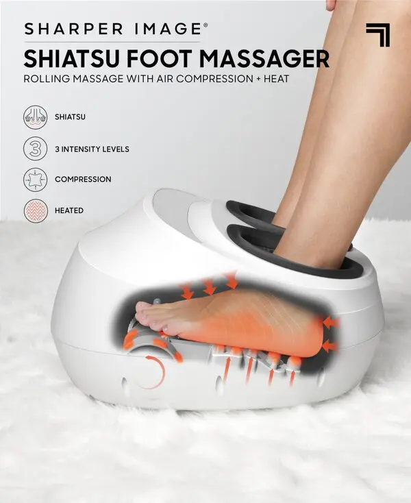 SHARPER IMAGE Shiatsu Foot Massager