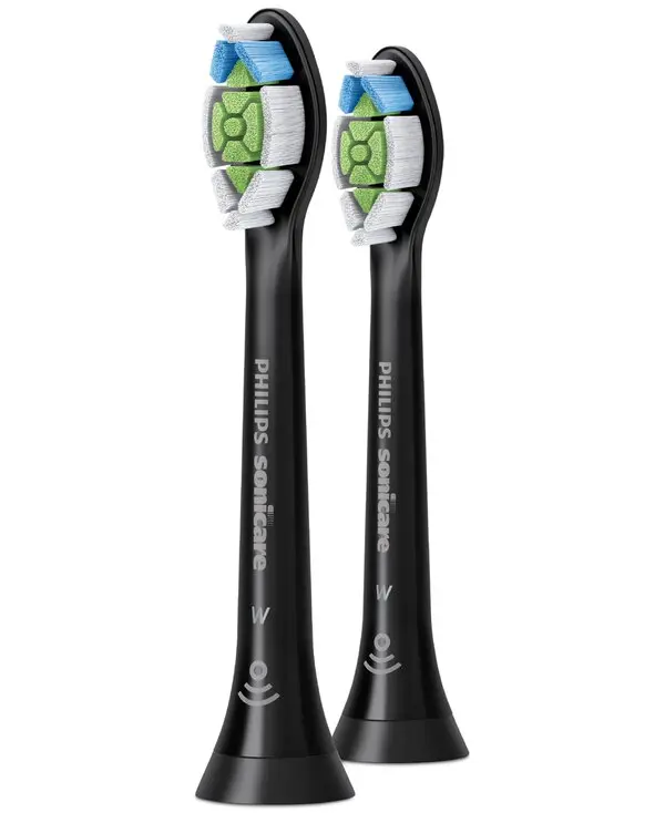 PHILIPS Sonicare Diamondclean Brushhead 2pk - Black