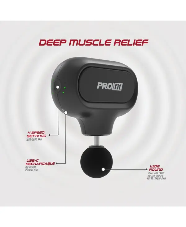 TZUMI Pro Fit Percussion Mini Massager G400
