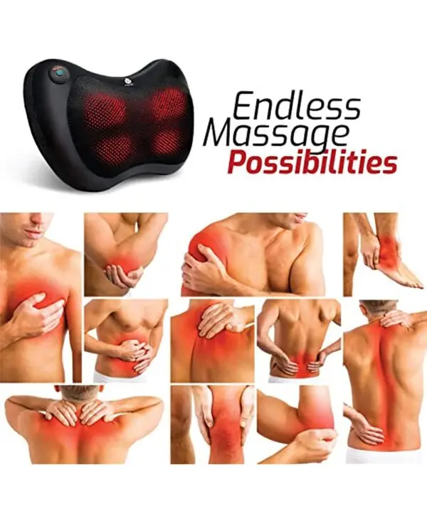 PURSONIC Shiatsu Heating Neck & Back Massager