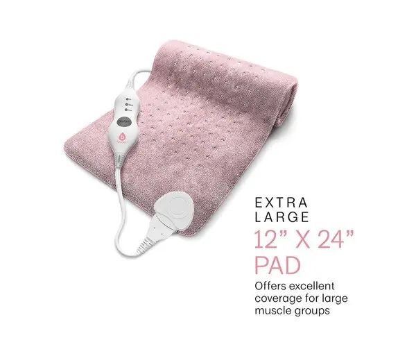 PURSONIC Electric Heating Pad - Rose Gold,pink