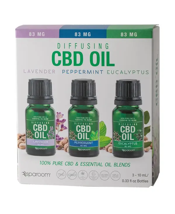 SPAROOM Wellness Cbd Essential Oil 3 Pack