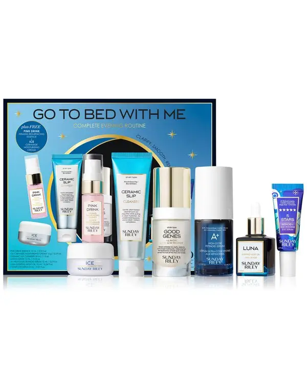 Sunday Riley 7-pc. Go To Bed With Me Complete Evening Routine Skincare Set - No Color