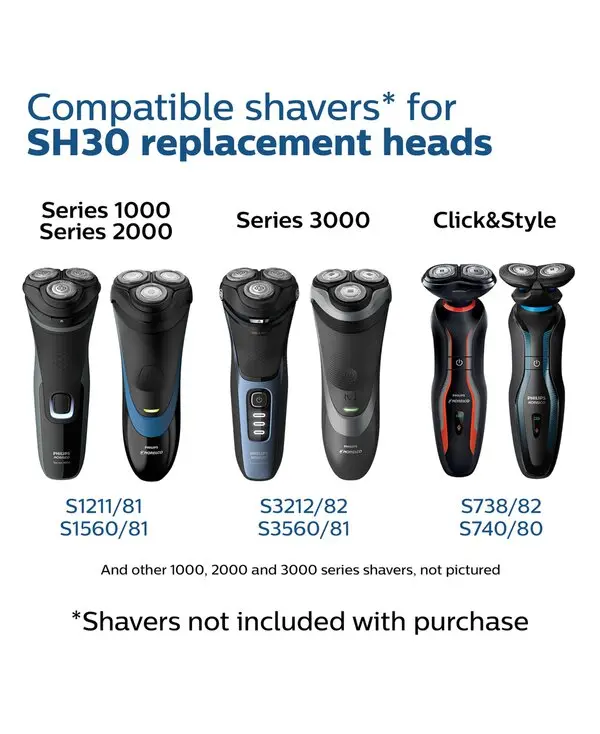 PHILIPS Norelco Sh30/52 Norelco Shaver 3000 Shaving Heads