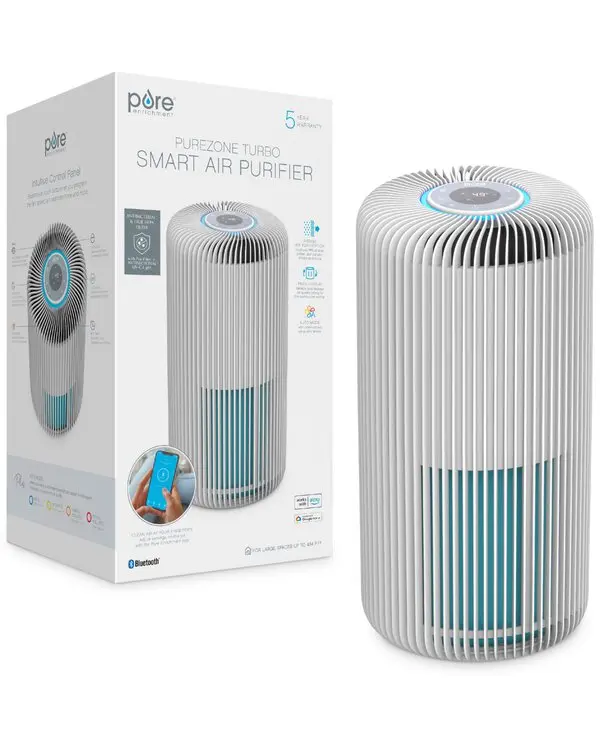 PURE ENRICHMENT Smart 5-in-1 True Hepa Air Purifier - White