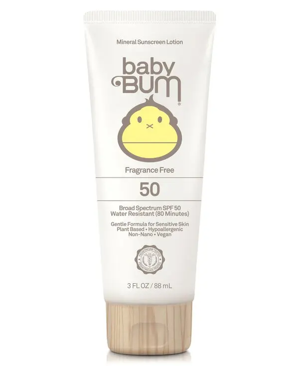 SUN BUM Baby Bum Spf 50 Mineral Sunscreen Lotion - No Color