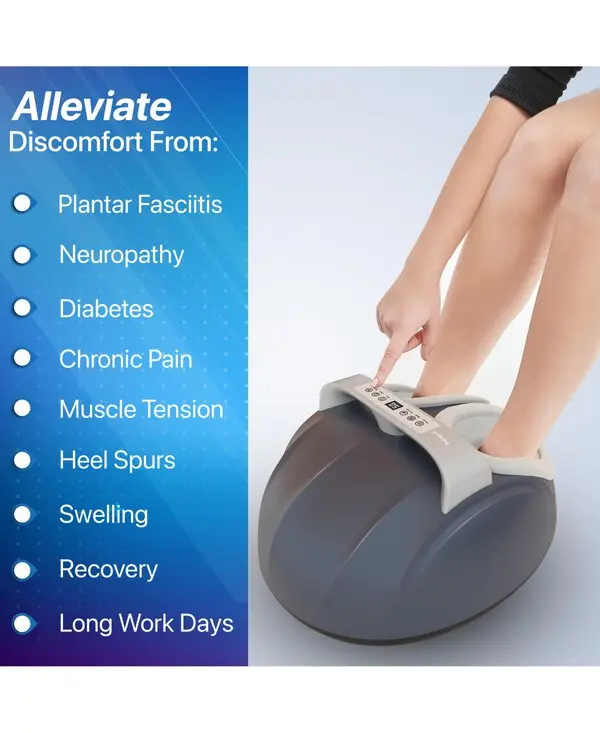 TRANQWIL Shiatsu Foot Massager Machine With Heat