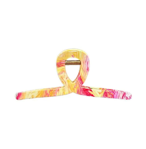 HEADBANDS OF HOPE Looped Claw Clip - Pink