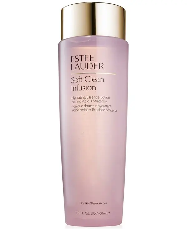Estée Lauder Soft Clean Infusion Hydrating Skin Essence Face Lotion Toner With Amino Acid + Waterlily - No Color