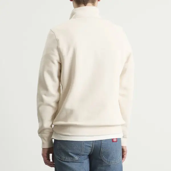 Dickies Oakport Quarter Zip Sweat - Whitecap Grey