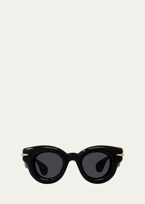Loewe Inflated Pantos Acetate-nylon Round Sunglasses