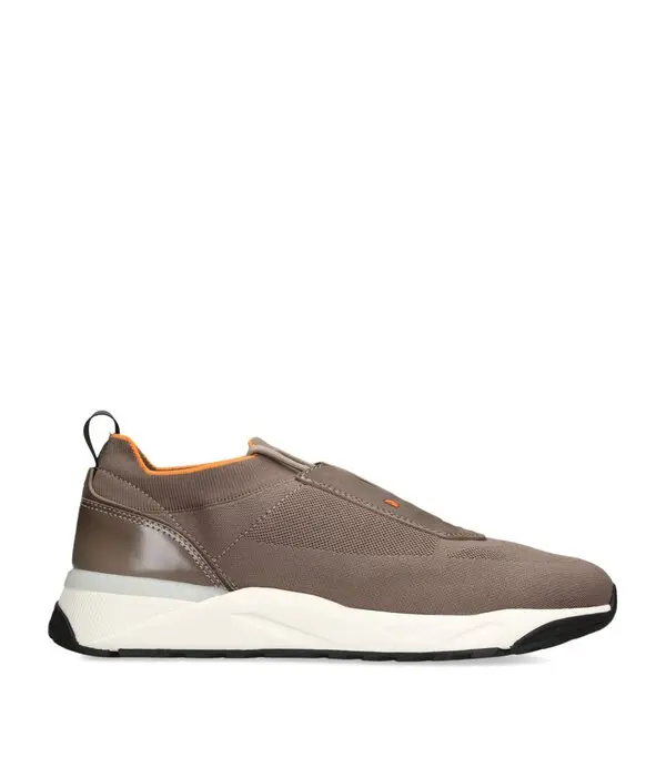Santoni Technical Knit Runner Sneakers