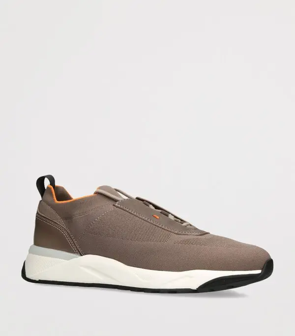 Santoni Technical Knit Runner Sneakers