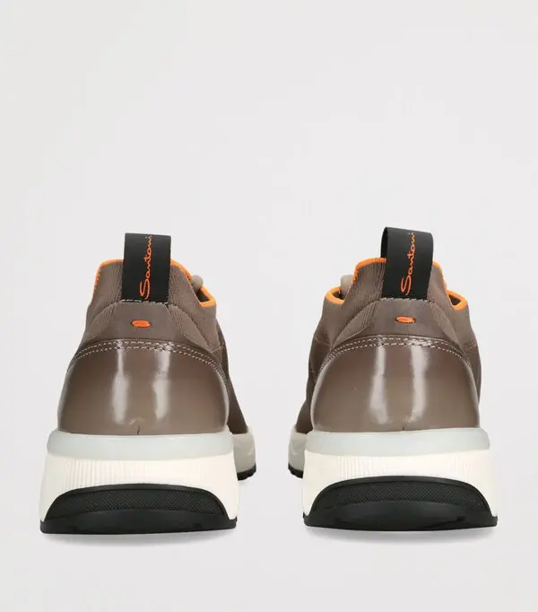 Santoni Technical Knit Runner Sneakers