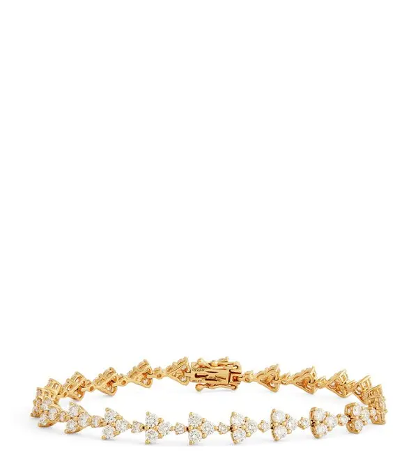 ANITA KO Yellow And Diamond Triangle Bracelet - Gold
