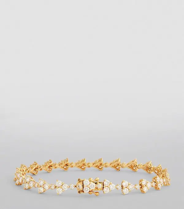 ANITA KO Yellow And Diamond Triangle Bracelet