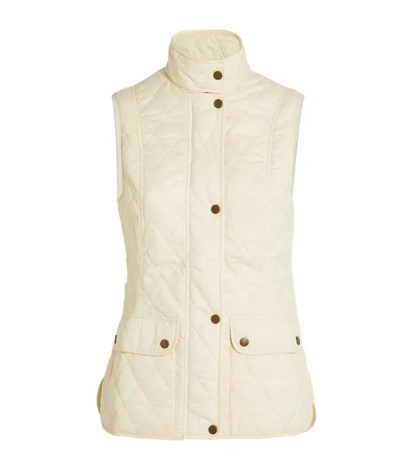 Barbour Quilted Otterburn Gilet - Ivory
