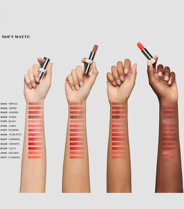 PRADA BEAUTY Prada Monochrome Soft Matte Lipstick - Red