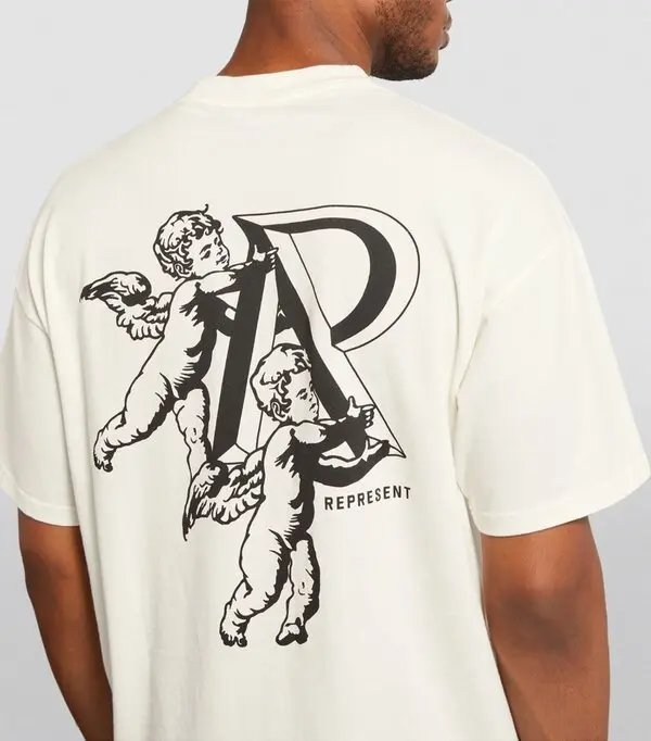 ヒスミニ WORSHIP ANGEL MINI 半袖Tシャツ 天使 Represent Baby Angels