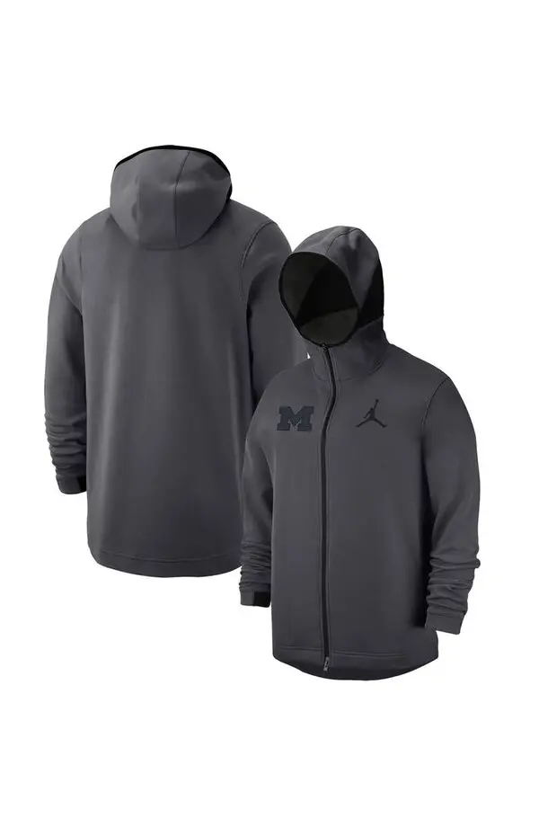 Jordan Brand Michigan Wolverines Tonal Showtime Full-zip Hoodie