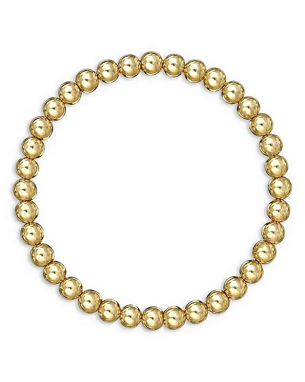 ZOE LEV 14k Yellow Bead Bracelet - Gold