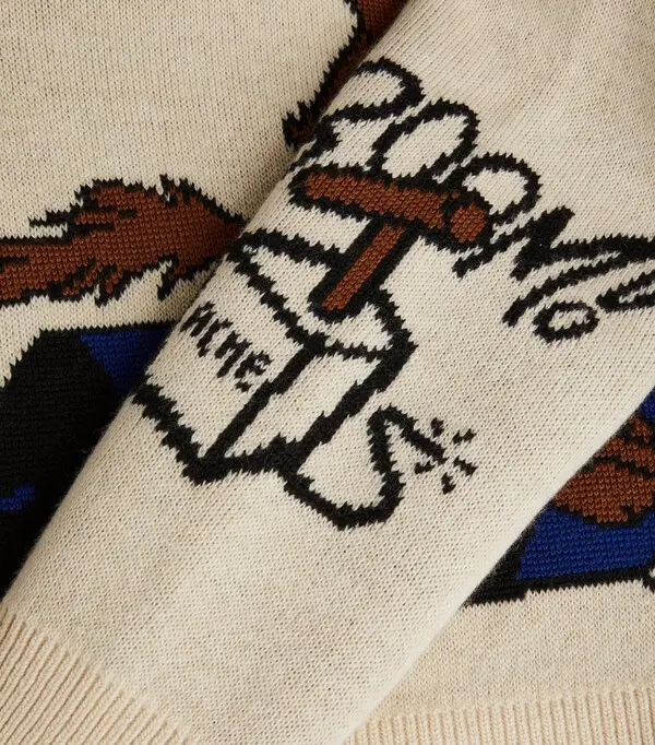 Alanui X Looney Tunes Virgin Wool Sweater - Ivory | Editorialist